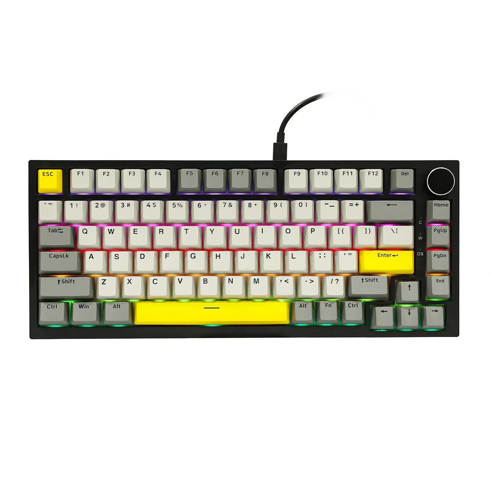 Ajazz геймърска механична клавиатура Gaming Mechanical Keyboard AK820 ...