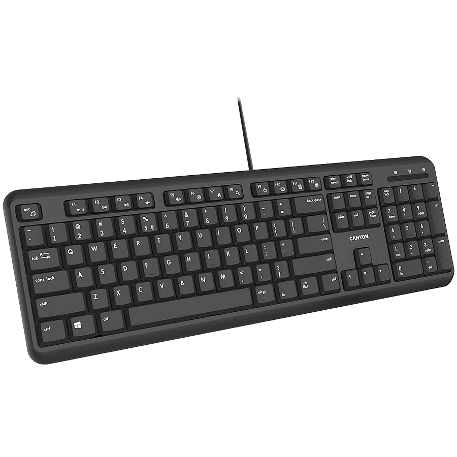 Canyon Wired Keyboard HKB-20 | Магазин и сервиз за компютри Pimp My PC Варна