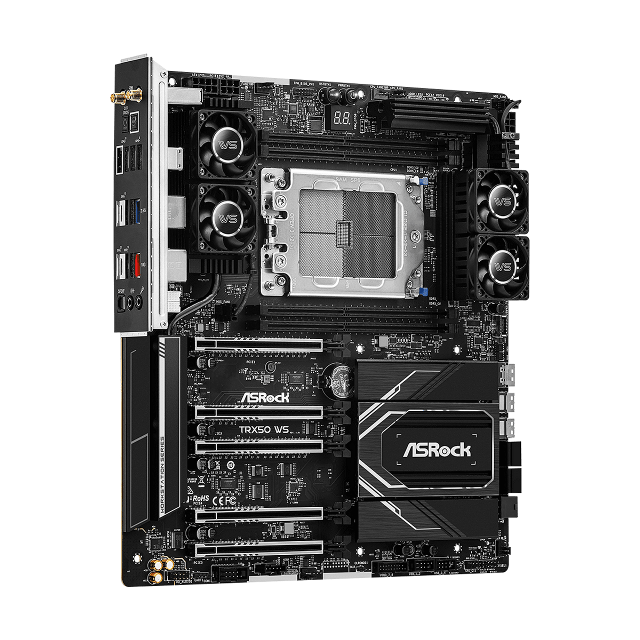 ASROCK TRX50 WS, Socket sTR5, ATX, 4xDDR5 | Магазин и сервиз за ...