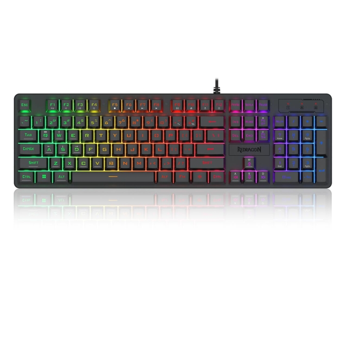 Геймърска клавиатура Redragon Netherbane K521-R с RGB осветление ...