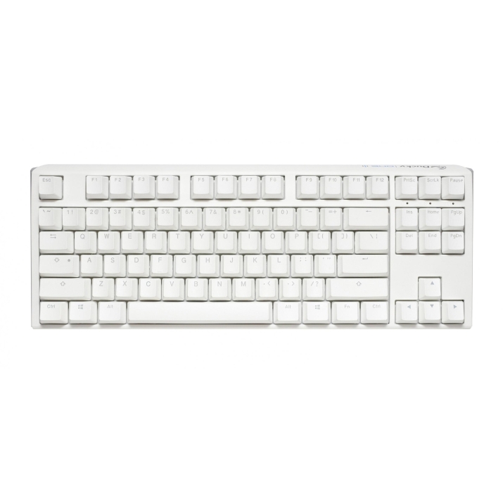 Ducky One 3 Pure White TKL Hotswap Cherry MX Clear, RGB, PBT Keycaps ...